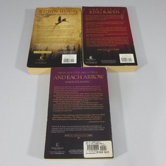 Other | King Raven Trilogy Stephen R Lawhead Complete Paperback Tuck ...